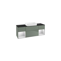 Villeroy & Boch V&B Waschtischunterschrank Wandbeleuchtung Finion 160x60,3x50,1cm, Rg w m Lac, Oli. m Lac ; Villeroy & Boch (G742MTGM)