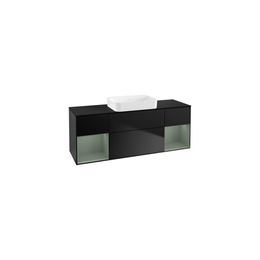 Villeroy & Boch V&B Waschtischunterschrank Wandbeleuchtung Finion 160x60,3x50,1cm, Rg Ol m Lac, bla m Lac ; Villeroy & Boch (G742GMPD)