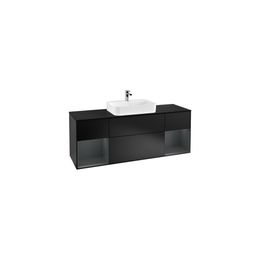 Villeroy & Boch V&B Waschtischunterschrank Wandbeleuchtung Finion 160cm, Pl bla m, Reg md m Lac, bla m Lac ; Villeroy & Boch (G452HGPD)
