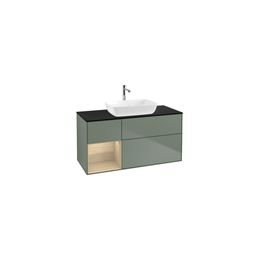 Villeroy & Boch V&B Waschtischunterschrank Wandbeleuchtung Finion 120cm, Pl bla m, Reg Oa ven, Oli. m Lac ; Villeroy & Boch (G822PCGM)