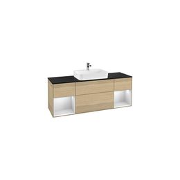 Villeroy & Boch V&B Waschtischunterschrank Wandbeleuchtung Finion 160cm, Pl bla m, Reg wh. m Lac, Oa ven ; Villeroy & Boch (G452MTPC)