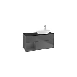 Villeroy & Boch V&B Waschtischunterschrank Wandbeleuchtung Finion 120cm, Pl b m, Rg A m Lac, Anthrac. m ; Villeroy & Boch (G922GKGK)