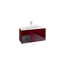 Villeroy & Boch V&B Waschtischunterschrank Wandbeleuchtung Finion 120cm, Pl wh. m, Reg md m Lac, Peo m ; Villeroy & Boch (G821HGHB)