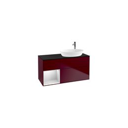 Villeroy & Boch V&B Waschtischunterschrank Wandbeleuchtung Finion 120cm, Pl bla m, Reg wh. m Lac, Peo m ; Villeroy & Boch (G922MTHB)