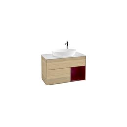 Villeroy & Boch V&B Waschtischunterschrank Wandbeleuchtung Finion 100, Pl wh. m, Reg Peo m Lac, Oa ven ; Villeroy & Boch (G901HBPC)