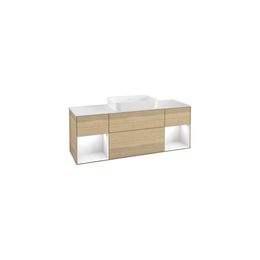 Villeroy & Boch V&B Waschtischunterschrank Wandbeleuchtung Finion 160x60,3x50,1cm, Reg glo wh. Lac, Oa ven ; Villeroy & Boch (G741GFPC)