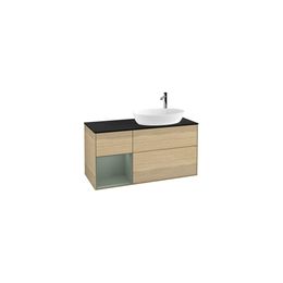 Villeroy & Boch V&B Waschtischunterschrank Wandbeleuchtung Finion 120cm, Pl bla m, Reg Oli. m Lac, Oa ven ; Villeroy & Boch (G922GMPC)