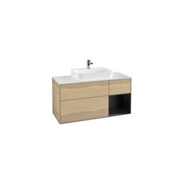 Villeroy & Boch V&B Waschtischunterschrank Wandbeleuchtung Finion 120cm, Pl wh. m, Reg re bla m, Oa ven ; Villeroy & Boch (G421PDPC)