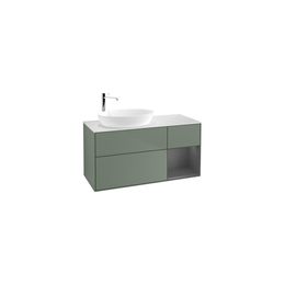 Villeroy & Boch V&B Waschtischunterschrank Wandbeleuchtung Finion 120cm, Pl w m, Rg A m Lac, Oli. m Lac ; Villeroy & Boch (G931GKGM)