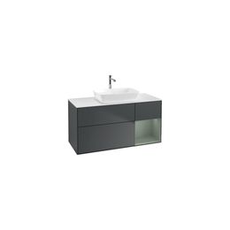 Villeroy & Boch V&B Waschtischunterschrank Wandbeleuchtung Finion 120cm, Pl w m, Rg Ol m Lac, md bl. m Lac ; Villeroy & Boch (G831GMHG)
