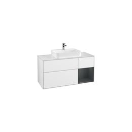 Villeroy & Boch V&B Waschtischunterschrank Wandbeleuchtung Finion 120cm, Pl w m, Rg r md b m, glo wh. Lac ; Villeroy & Boch (G421HGGF)