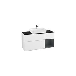 Villeroy & Boch V&B Waschtischunterschrank Wandbeleuchtung Finion 120cm, Pl b m, Rg r md b m, glo wh. Lac ; Villeroy & Boch (G422HGGF)