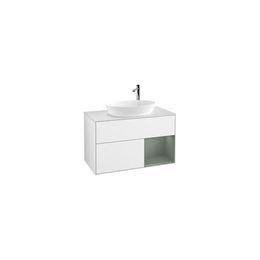 Villeroy & Boch V&B Waschtischunterschrank Wandbeleuchtung Finion 100, Pl w m, Reg Oli. m Lac, glo wh. Lac ; Villeroy & Boch (G901GMGF)