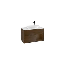 Villeroy & Boch V&B Waschtischunterschrank Wandbeleuchtung Finion 100, Pl wh. m, Reg wal ven, wal ven ; Villeroy & Boch (G901GNGN)