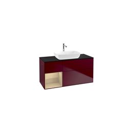 Villeroy & Boch V&B Waschtischunterschrank Wandbeleuchtung Finion 120cm, Abd.-Pl. bla m, Reg Oa ven, Peo m ; Villeroy & Boch (G822PCHB)