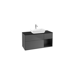 Villeroy & Boch V&B Waschtischunterschrank Wandbeleuchtung Finion 120cm, Pl b m, Reg bla m Lac, Anthrac. m ; Villeroy & Boch (G832PDGK)