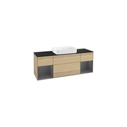 Villeroy & Boch V&B Waschtischunterschrank Wandbeleuchtung Finion 160x60,3x50,1cm, Rg A m Lac, Oa ven ; Villeroy & Boch (G742GKPC)