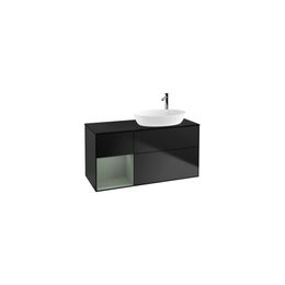 Villeroy & Boch V&B Waschtischunterschrank Wandbeleuchtung Finion 120cm, Pl b m, Reg Oli. m Lac, bla m Lac ; Villeroy & Boch (G922GMPD)