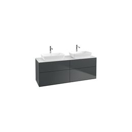 Villeroy & Boch V&B Waschtischunterschrank Wandbeleuchtung Finion 160x60cm, Abd.-Pl. wh. m, md bl. m Lac ; Villeroy & Boch (G84100HG)