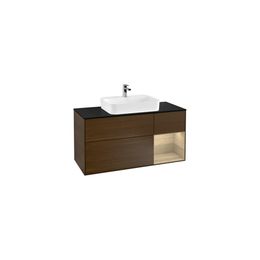 Villeroy & Boch V&B Waschtischunterschrank Wandbeleuchtung Finion 120cm, Pl bla m, Reg re Oa ven, wal ven ; Villeroy & Boch (G422PCGN)