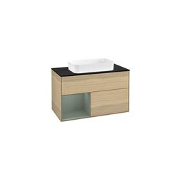 Villeroy & Boch V&B Waschtischunterschrank Wandbeleuchtung Finion 100x60,3 cm, Reg li Oli. m Lac, Oa ven ; Villeroy & Boch (G652GMPC)
