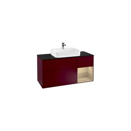 Villeroy & Boch V&B Waschtischunterschrank Wandbeleuchtung Finion 120cm, Pl bla m, Reg re Oa ven, Peo m ; Villeroy & Boch (G422PCHB)