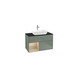 Villeroy & Boch V&B Waschtischunterschrank Wandbeleuchtung Finion 100, Pl bla m, Reg Oa ven, Oli. m Lac ; Villeroy & Boch (G772PCGM)