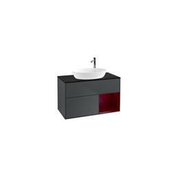 Villeroy & Boch V&B Waschtischunterschrank Wandbeleuchtung Finion 100, Pl b m, Reg Peo m Lac, md bl. m Lac ; Villeroy & Boch (G902HBHG)