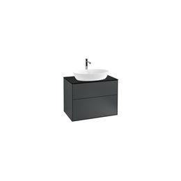 Villeroy & Boch V&B Waschtischunterschrank Wandbeleuchtung Finion 80x60,3cm, Abd.-Pl. bla m, md bl. m Lac ; Villeroy & Boch (G75200HG)