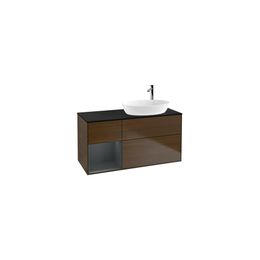 Villeroy & Boch V&B Waschtischunterschrank Wandbeleuchtung Finion 120cm, Pl bla m, Reg md m Lac, wal ven ; Villeroy & Boch (G922HGGN)