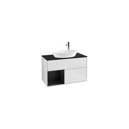 Villeroy & Boch V&B Waschtischunterschrank Wandbeleuchtung Finion 100, Pl bla m, Reg bla m Lac, wh. m Lac ; Villeroy & Boch (G892PDMT)