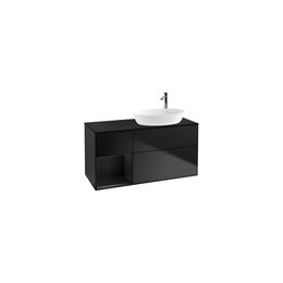 Villeroy & Boch V&B Waschtischunterschrank Wandbeleuchtung Finion 120cm, Pl b m, Reg bla m Lac, bla m Lac ; Villeroy & Boch (G922PDPD)