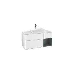 Villeroy & Boch V&B Waschtischunterschrank Wandbeleuchtung Finion 120cm, Pl w m, Reg md m Lac, glo wh. Lac ; Villeroy & Boch (G831HGGF)