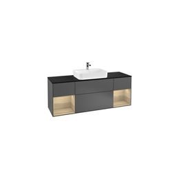 Villeroy & Boch V&B Waschtischunterschrank Wandbeleuchtung Finion 160cm, Pl bla m, Reg Oa ven, Anthrac. m ; Villeroy & Boch (G452PCGK)