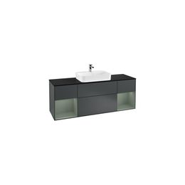 Villeroy & Boch V&B Waschtischunterschrank Wandbeleuchtung Finion 160cm, Pl b m, Rg Ol m Lac, md bl. m Lac ; Villeroy & Boch (G452GMHG)