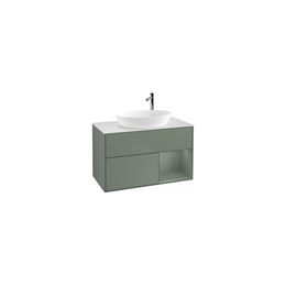 Villeroy & Boch V&B Waschtischunterschrank Wandbeleuchtung Finion 100, Pl w m, Reg Oli. m Lac, Oli. m Lac ; Villeroy & Boch (G901GMGM)