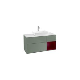Villeroy & Boch V&B Waschtischunterschrank Wandbeleuchtung Finion 120cm, Pl w m, Reg Peo m Lac, Oli. m Lac ; Villeroy & Boch (G831HBGM)