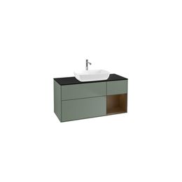Villeroy & Boch V&B Waschtischunterschrank Wandbeleuchtung Finion 120cm, Pl bla m, Reg wal ven, Oli. m Lac ; Villeroy & Boch (G832GNGM)