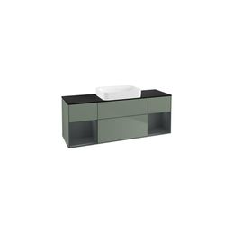Villeroy & Boch V&B Waschtischunterschrank Wandbeleuchtung Finion 160x60,3x50,1cm, Rg md m Lac, Oli. m Lac ; Villeroy & Boch (G742HGGM)