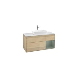 Villeroy & Boch V&B Waschtischunterschrank Wandbeleuchtung Finion 120cm, Pl wh. m, Reg Oli. m Lac, Oa ven ; Villeroy & Boch (G831GMPC)