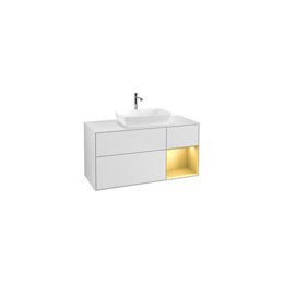 Villeroy & Boch V&B Waschtischunterschrank Wandbeleuchtung Finion 120cm, Pl w m, Reg gol m Lac, wh. m Lac ; Villeroy & Boch (G831HFMT)