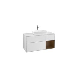 Villeroy & Boch V&B Waschtischunterschrank Wandbeleuchtung Finion 120cm, Pl wh. m, Reg wal ven, wh. m Lac ; Villeroy & Boch (G831GNMT)