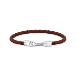 Thomas Sabo Armband Herren Gr&ouml;&szlig;e 21 rostbraun / silber