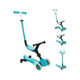 Globber Go-Up Active Lights 360, Scooter blau