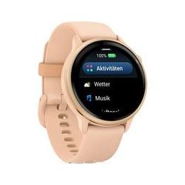 Garmin v&iacute;voactive 6, Smartwatch pink dawn/pink dawn metallic, 42 mm, Silikon-Armband