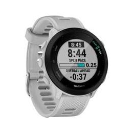 Garmin Forerunner 55, Smartwatch hellgrau/schwarz, 42 mm, Silikon-Armband
