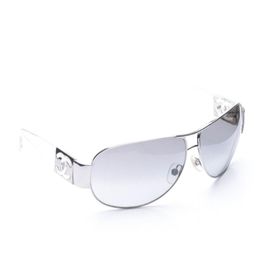 Chanel Sonnenbrille Damen Größe One Size Second Hand transparent