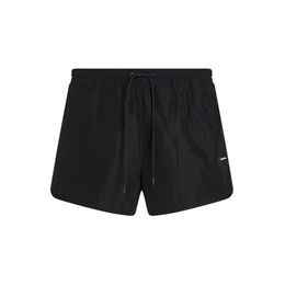 Calvin Klein Swimwear Badeshorts 'RUNNER' Herren Größe XL schwarz / weiß