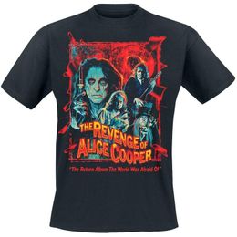 Alice Cooper Revenge Horror Poster T-Shirt schwarz in 4XL ALICRX203110BK