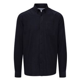 !Solid Button Up Shirt 'JUAN' male size XXXL Dark blue